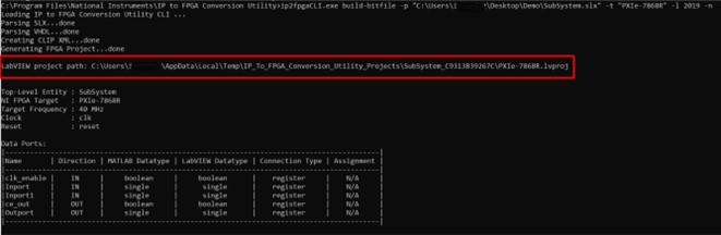 Ip To Fpga Conversion Utility Ni